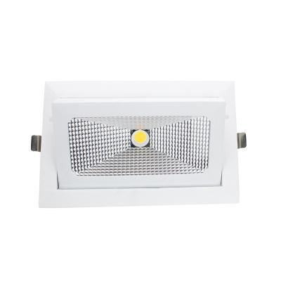 China 3300 to 3600lm 30w 90 Degree IP40 Shop 9 Inch Square Recessed LED Downlights for sale