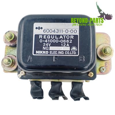 China Excavator Spare Parts Voltage Regulator And Relay 600-431-1000 6004311000 for sale