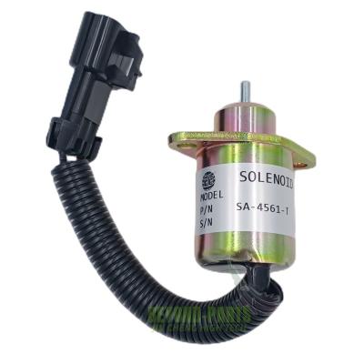 Cina L'escavatore Spare Parts Engine di Kubota ferma l'elettrovalvola a solenoide di Flanrout SA-4561-T 12V in vendita