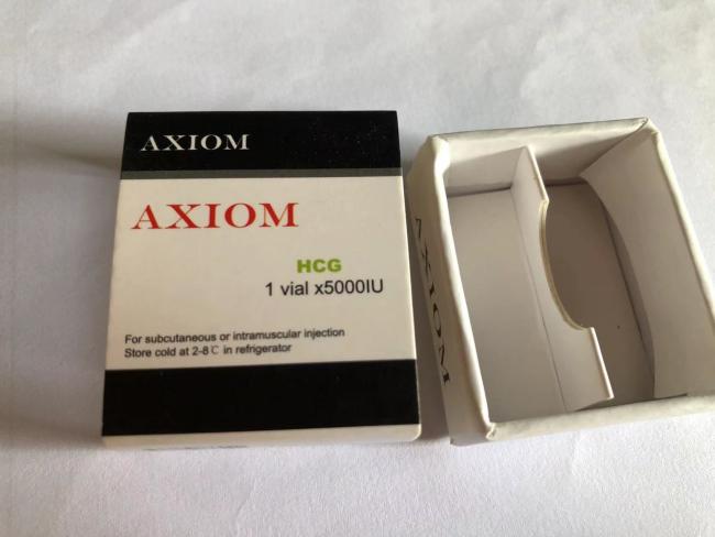 Customized packaging box for vial labels