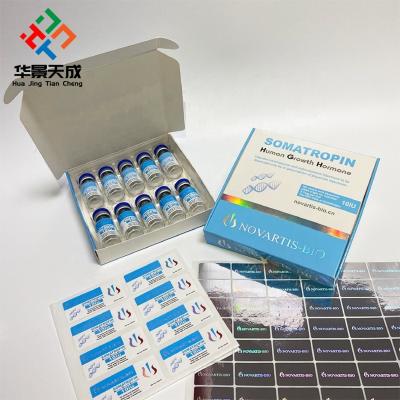 중국 Bpc 2ml 펩타이드 플라스크 라벨 약국 포장 라벨 판매용
