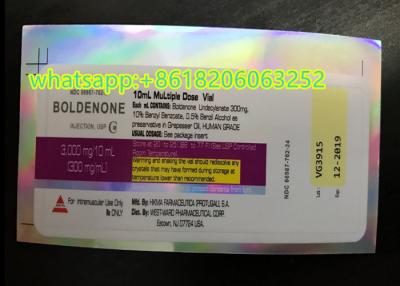 중국 안드로롤 테스트 250 10ml 병 라벨 스테로이드 주사 라벨 고품질 PVC 재질 판매용