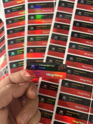 Κίνα HCG 5000iu 2ml Ετικέτες Γυάλινων Φιαλιδίων Ετικέτες Αδιάβροχες προς πώληση