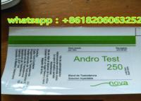 Étiquettes imperméables en PVC Androl Test 250 pour flacons en verre de 10 ml