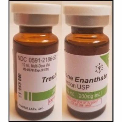 중국 250mg 바이알 병 라벨 크기 6x3cm 테스트 Enanthate 제약 패키지 판매용