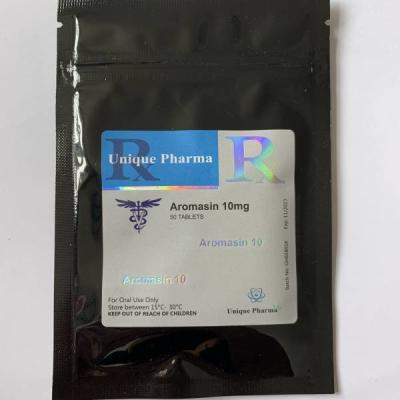 중국 유니크 팜 아로마신 10mg 블랙 알루미늄 필름 지퍼 가방과 함께 라벨 판매용