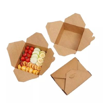 Cina Contenitori per la preparazione dei pasti usa e getta da 1000 ml per imballaggi alimentari in carta kraft biodegradabile da 50 pezzi in vendita