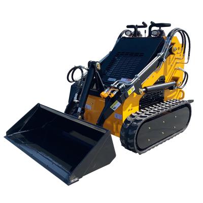 China Hot 380 Mini Skid Steer Loader Farm Mini Skid Loader Attachments Small Mini Articulating Loader for sale