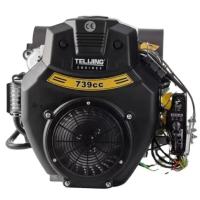 Quality 27HP 739cc V-Twin Cylinder Gasoline Engine 4 Stroke Air Cooled Petrol for Boat for sale