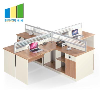 Chine 4 séparations de meubles de bureau de Seat avec la finition enduite par poudre 5 ans de garantie à vendre
