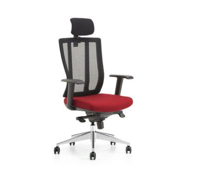Chine Chaise ergonomique rouge/de noir bureau avec des bras pour le centre d'appels 10 ans de garantie à vendre