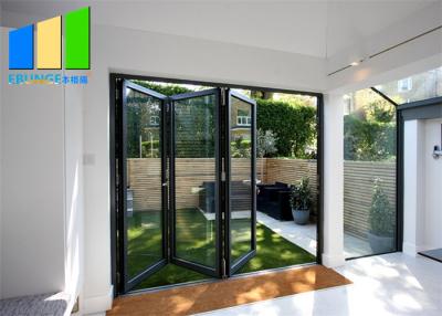 Κίνα Customize Waterproof Aluminum Sliding Bi Folding Glass Patio Door For Exterior προς πώληση