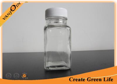 Китай 2oz симпатичные уникальные квадратные малые стеклянные бутылки с крышками, пластиковые крышка рециркуляция стеклянннные продается