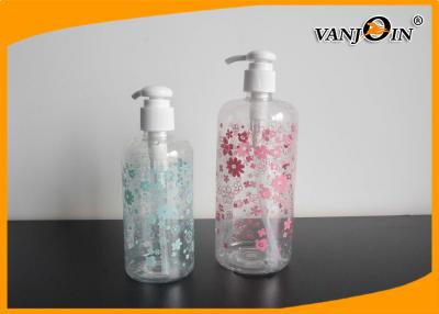 Cina 250ml/500ml rimuovono la bottiglia di plastica dell'imballaggio cosmetico con la pompa della lozione, riciclante le bottiglie dell'ANIMALE DOMESTICO in vendita