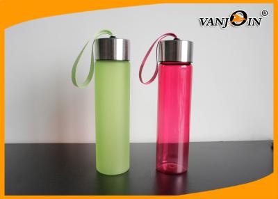 Cina H20 bottiglie beventi trasparenti o glassate di 280ml della plastica all'ingrosso con il logo di stampa dello schermo in vendita