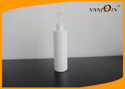 Cina Le bottiglie cosmetiche di plastica dell'HDPE rotondo 250ml del cilindro con lozione pompano la bottiglia di plastica vuota in vendita