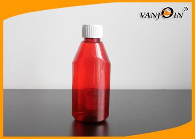 Cina bottiglie di plastica ambrate dell'ANIMALE DOMESTICO 180ml per medicina con il cappuccio innocuo per i bambini per liquido farmaceutico in vendita