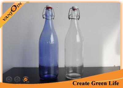 Cina le bottiglie di vetro/abitudine della bevanda della cima dell'oscillazione dipinte 1000ml hanno colorato le bottiglie di vetro in vendita
