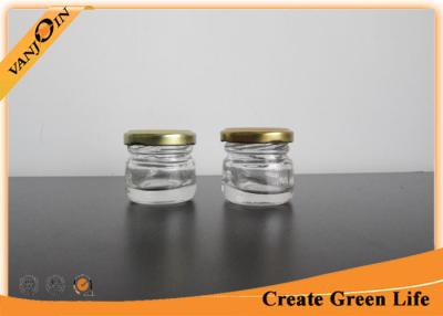 Cina 30ml pochi barattoli di vetro vuoti/bottiglie di vetro e barattolo miniatura per stoccaggio dell'alimento in vendita