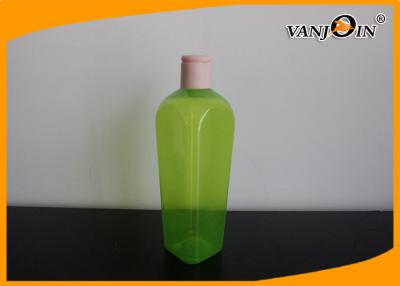 Cina 350ML si inverdiscono la bottiglia cosmetica di plastica quadrata della lozione del gel doccia dell'ANIMALE DOMESTICO/delle bottiglie con il coperchio a vite in vendita