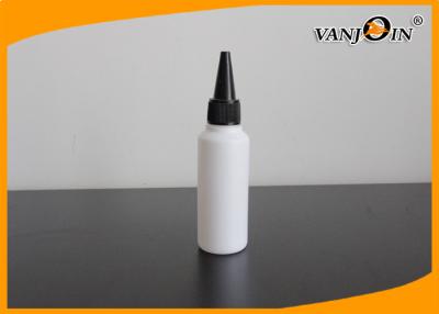 Cina bottiglie di plastica cilindriche della farmacia dell'HDPE 65ml per medicina liquida con il cappuccio aguzzo della bocca in vendita