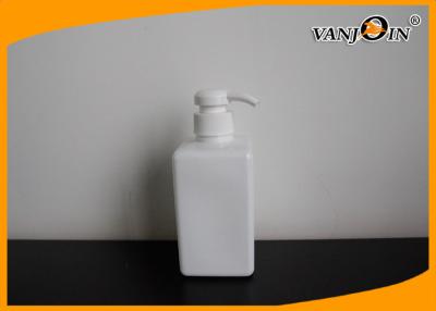 Cina pompa cosmetica di plastica bianca quadrata di modo della bottiglia del gel della doccia delle bottiglie 400ML in vendita