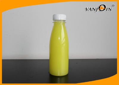 Cina La plastica a forma di rotonda del succo di frutta imbottiglia le bottiglie fredde 350ml del succo della stampa 12oz in vendita