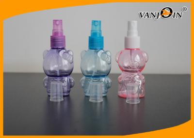 Cina Il piccolo orso vuoto 60ml/2oz ha modellato le bottiglie cosmetiche di plastica con lo spruzzatore in vendita