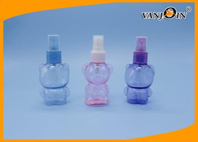 Cina bottiglia di plastica a forma di dello spruzzo dell'orso 60ml per colore floreale di abitudine dell'acqua in vendita