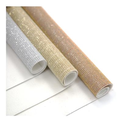 Cina Abrasion-Resistant Chunky Glitter Sheets PU Vinyl Leather For Shoe Making in vendita