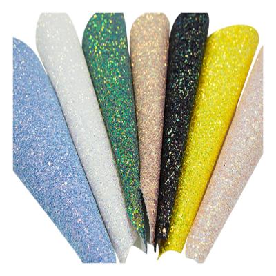 Cina Abrasion-Resistant Faux Leather Glitter OEM Faux Leather Materials For Shoes in vendita