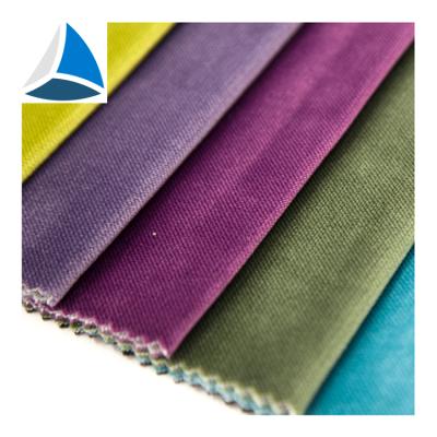 Cina Anti Static Twill Velvet Fabric Uphostery In China For Sofas in vendita