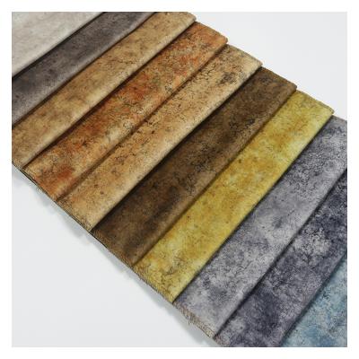 Cina Breathable Polyester Custom Printed Fabric Velvet Online For Sofa in vendita