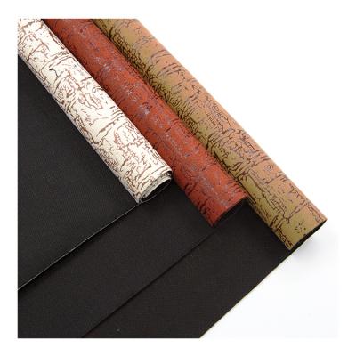 Cina Anti-Static Polyester Water Proof Bonded 100% Polyester Suede Sofa Fabric in vendita