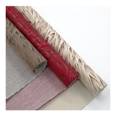 Cina Antistatic Mesh Backing Printed Foiled Embossed Soft Sofa Fabric Sofa Fabric in vendita