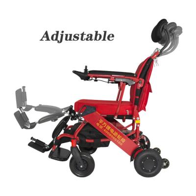 China 150W de Klassieke Vouwbare Elektrische Rolstoel van 220,46 Pond met Liftable Armsteun Te koop