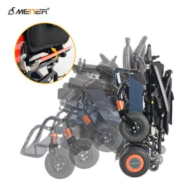 China 150Wx2 vouwbare Gemotoriseerd Compact van de Machts Elektrische Rolstoel Te koop