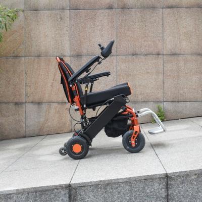 Cina Lega di alluminio 150W X 2 della sedia a rotelle motorizzata piegante della gomma rigida dell'unità di elaborazione in vendita