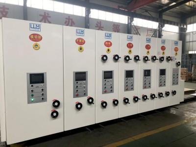 China Corrugated Box 4 Colors Flexo Printing Slotting Die Cutting Machine Automatic for sale