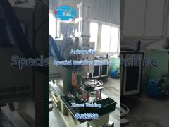 Αντίσταση Αυτοματοποιημένη συγκόλληση σημείων συγκόλλησης συγκόλλησης για πλακέτα βάσης φρένων αυτοκινήτου από χάλυβα άνθρακα