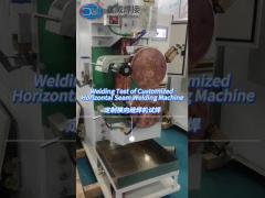 160Kva Mfdc Sheet Metal Vertical Longitudinal Roller Rolling Seam Welder Tank