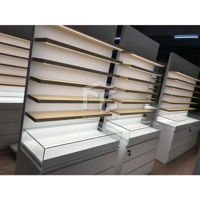Cina Il ODM ottico degli armadietti di esposizione del negozio degli occhiali del MDF marmorizza la polvere superiore ricoperta in vendita