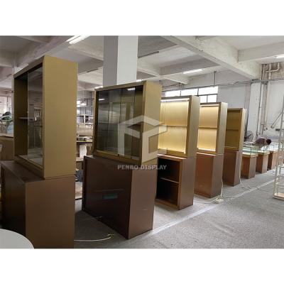 Cina Contenitore per esposizione spesso temperato dei gioielli di vetro della mobilia del negozio di gioielli di vetro 10mm con il ODM della serratura in vendita