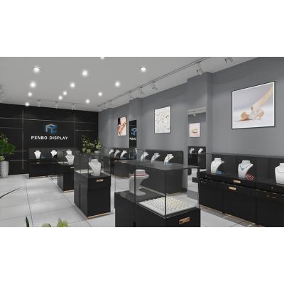 Cina Vetrina dell'esposizione per progettazione spessa del monomero del MDF 20mm della mobilia del negozio di gioielli in vendita