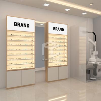 China EPE-Katoen die Houten MuurVitrines 20mm verpakken MDF Optisch Opslagmeubilair Te koop