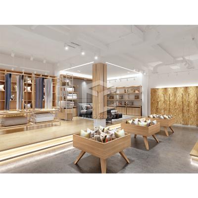 中国 注文の金属の寝具の店の木の家の織物の店の飾り戸棚を陳列だな 販売のため