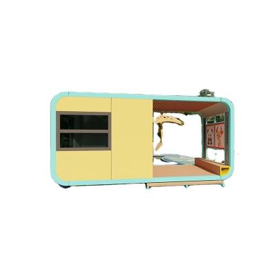 China Advantageous Movable Apple Cabin Qualified Insulated Space Capsule with Guard House for sale