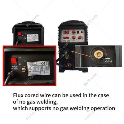 Κίνα 3 σε 1 Mig 250 Amps IGBT μηχανή συγκόλλησης INVERTER 110v Micro Wire συγκόλληση Inverters 200A προς πώληση