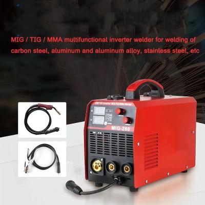 중국 MIG280 ARC 용접기 MIG 용접기 다기능 IGBT 4in1 인버터 50/60HZ IP21S 판매용