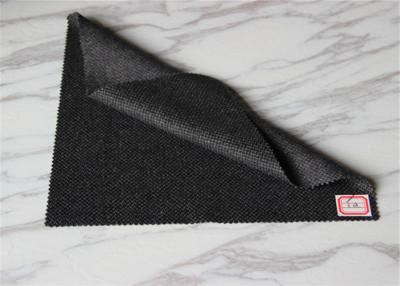 Cina Piccolo stile del grano del tessuto della lana della spina di pesce di Brown per il rivestimento ed il cappotto di Melton in vendita